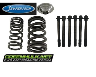Supertech Sea-Doo Dual Valve Spring & Titanium Retainer Kit for 185/215 ...